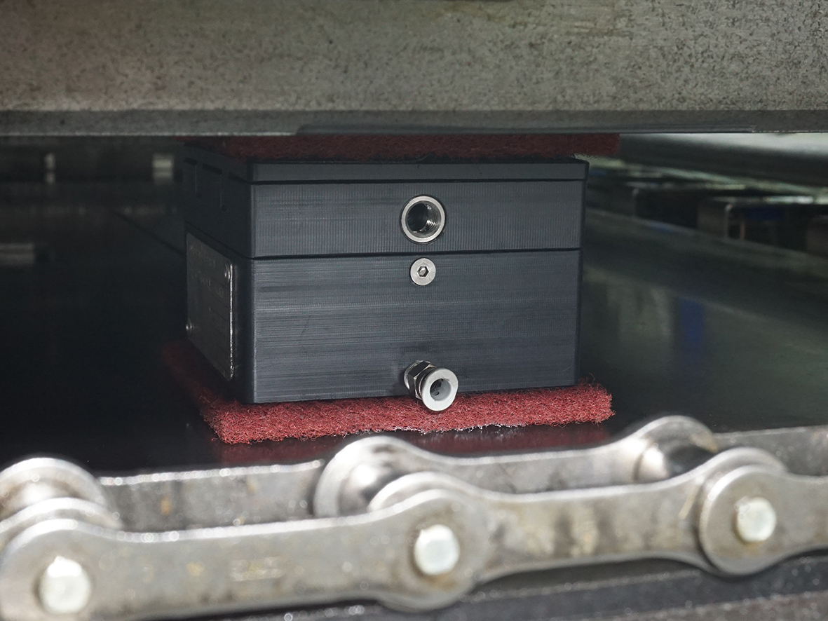 Die-cutting platen cleaning device from Marbach.